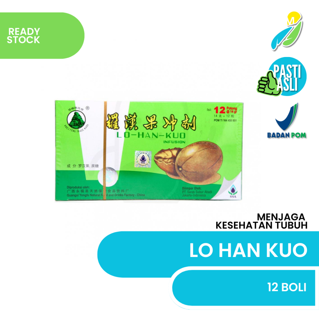Jual Lo Han Kuo Infusion Minuman Herbal Pereda Panas Dalam | Shopee ...