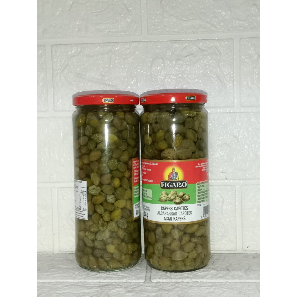 Jual Figaro Capers (acar kapers) 450 gr / Figaro capote Cappers. kapers ...