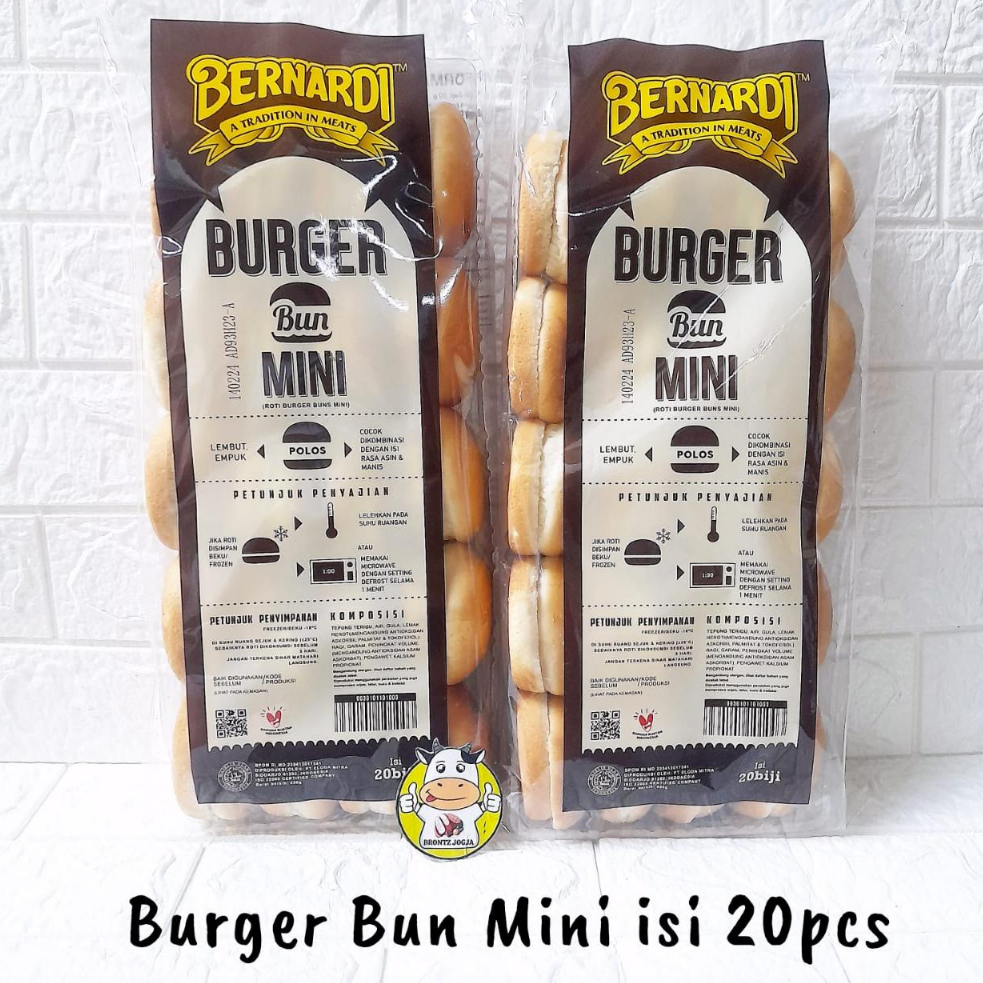 Jual FROZEN FOOD BERNARDI ROTI BURGER MINI ISI 20PCS - DISASS JOGJA ...