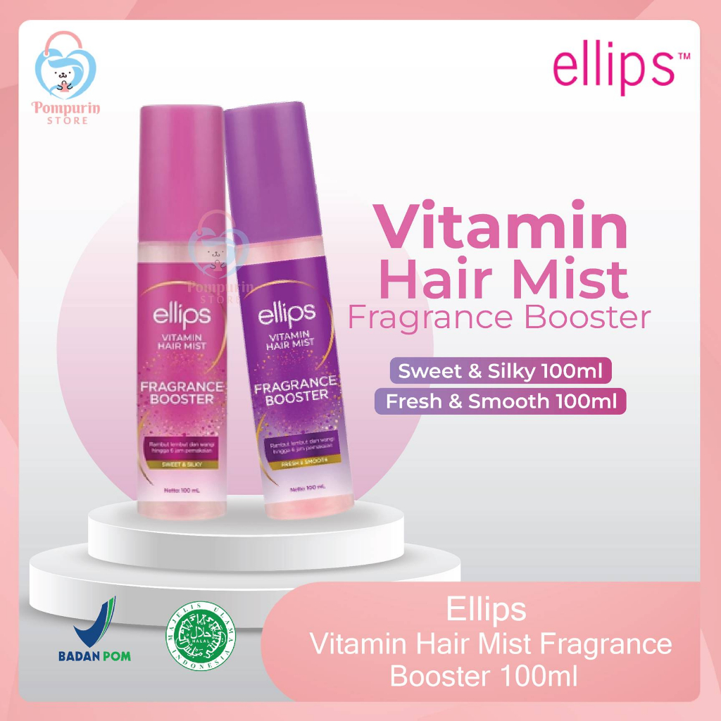 Jual Ellips Vitamin Hair Mist Fragrance Booster 100ml - Fresh & Smooth ...