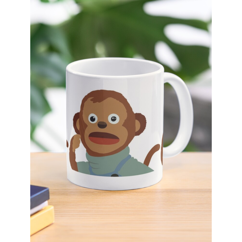 Jual Kento Shocked Monkey Meme Coffee Mug | Shopee Indonesia