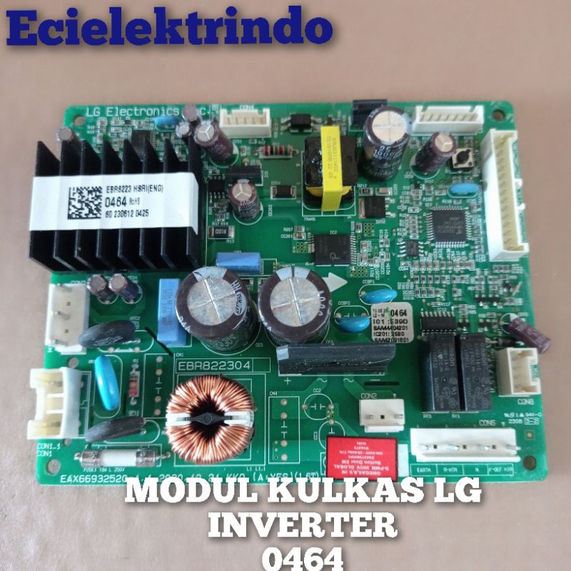 Jual MODUL PCB KULKAS LG INVERTER EBR8223 0464 ORIGINAL LG | Shopee ...