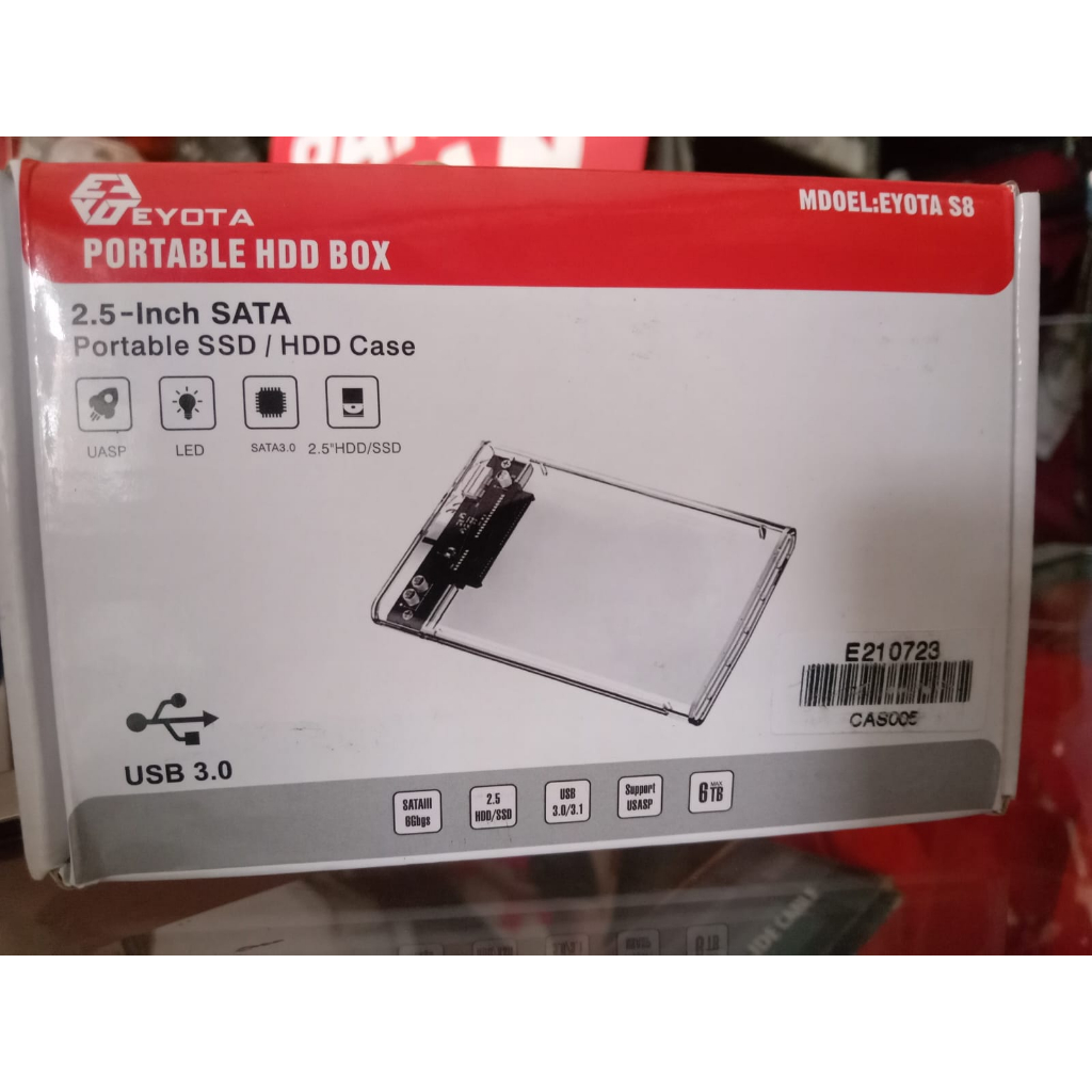 Jual Casing HDD Eyota Transfaran 2.5-inch Sata | Shopee Indonesia