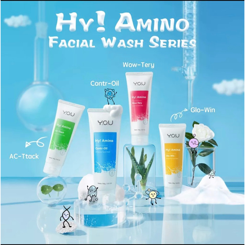 Jual YOU HY! Amino Facial Wash 100 g (sabun muka) | Shopee Indonesia