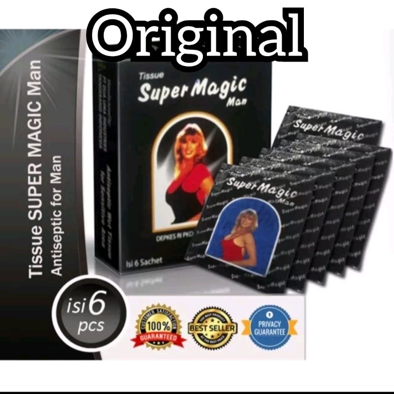 Jual tisu basah magic isi 1box (6pcs) | Shopee Indonesia