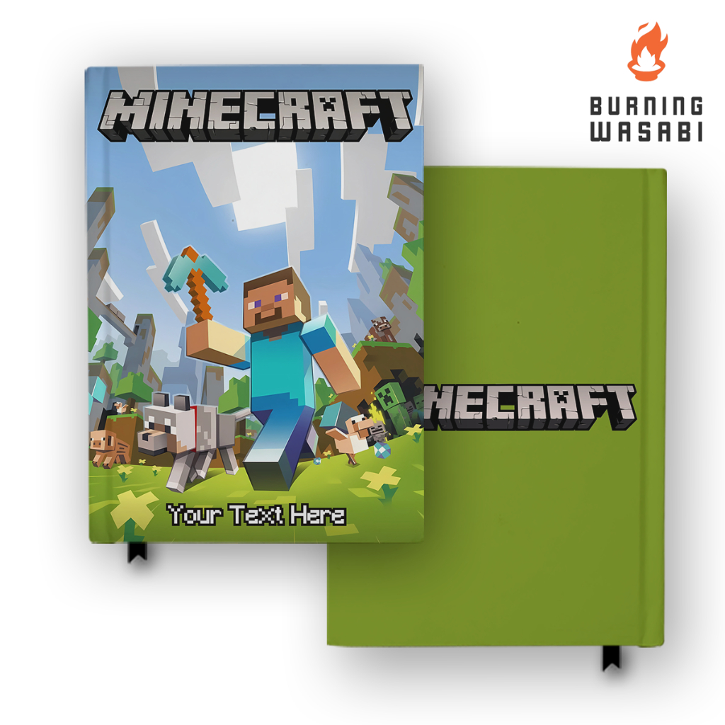 Jual Buku Catatan Notebook Minecraft 2 Custom Nama Agenda Jurnal Diary ...