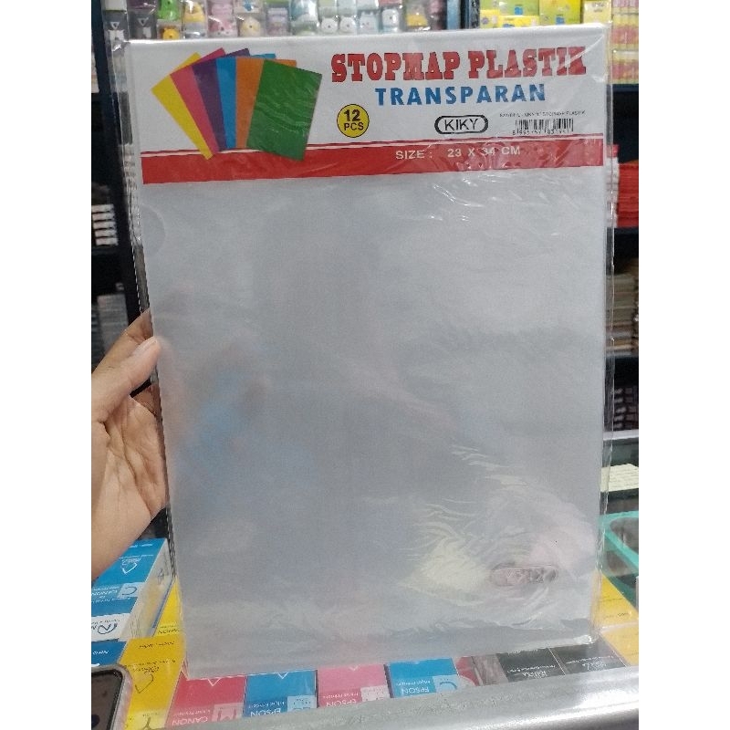 Jual Map L Stop Map Plastik Bening Kiky F4 [ Folio ] ( Pak ) [ Original ...