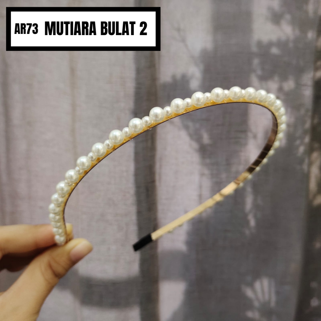 Jual Bando Korea Aksesoris Rambut Wanita Bando Mutiara MCO AR73 ...