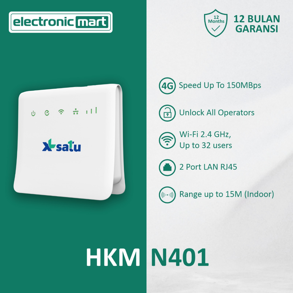 Jual Modem Router Wifi HKM N401 Home Router 4G | Shopee Indonesia