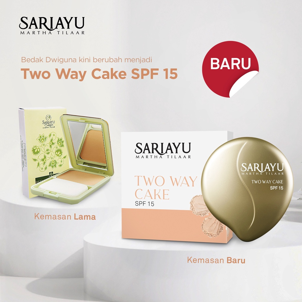 Jual Sariayu TWO WAY CAKE SPF 15 - PAKAI KACA | Shopee Indonesia