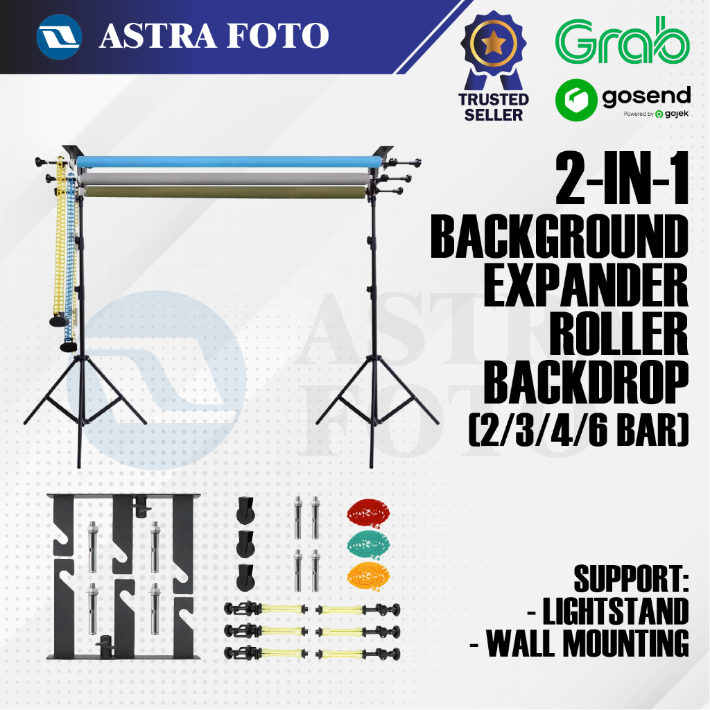 Jual Background Expander Roller Backdrop 2 / 3 / 4 / 6 Bar - Foto ...