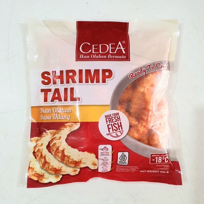 Jual Cedea shrimp tail 450 gr olahan ikan udang | Shopee Indonesia