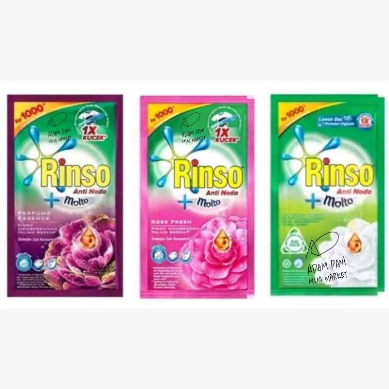 Jual DETERGEN CAIR RINSO MOLTO ANTI NODA CLASSIC FRESH / ROSE FRESH ...