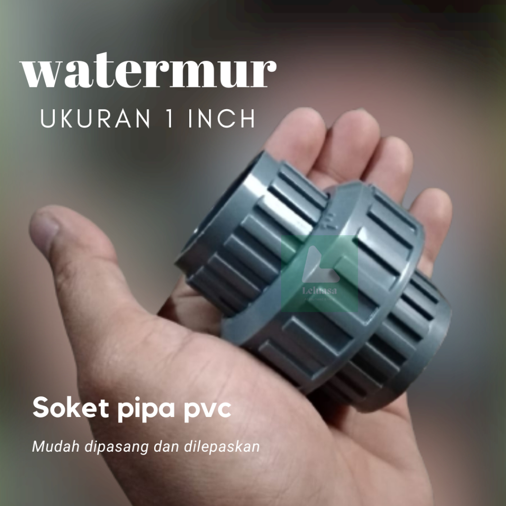 Jual Socket Sambungan Pipa Pasang Lepas Paralon Soket Watermur Union ...