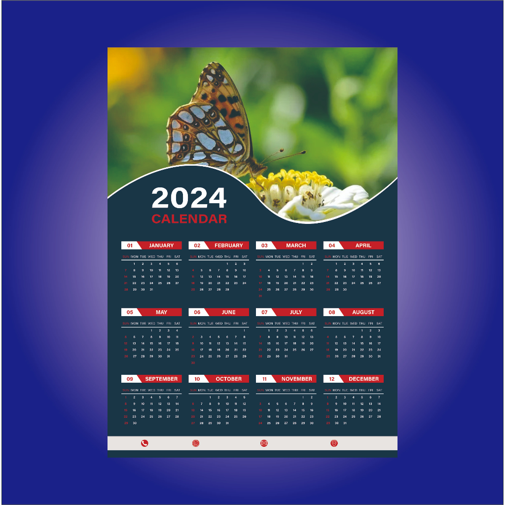 Jual Kalender Dinding 2024 Custom A3+ / Kalender Unik / Kalender Custom ...