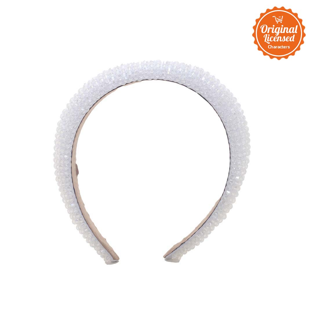 Jual Bando Crystal Type C Putih (Lebar 3 cm) | Shopee Indonesia