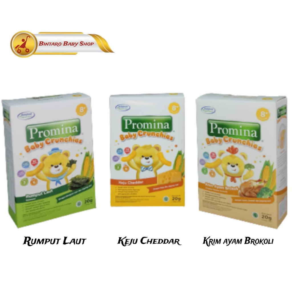 Jual PROMINA BABY CRUNCHIES SNACK BAYI MIRIP GERBER LIL CRUNCHIES ...
