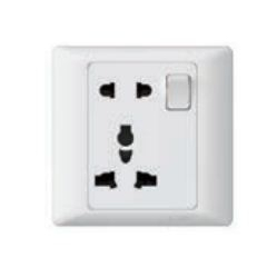 Jual CHINT NEW7 - G42360 1 Gang 2 Pin dan 3 Pin Socket 13A 250V ...