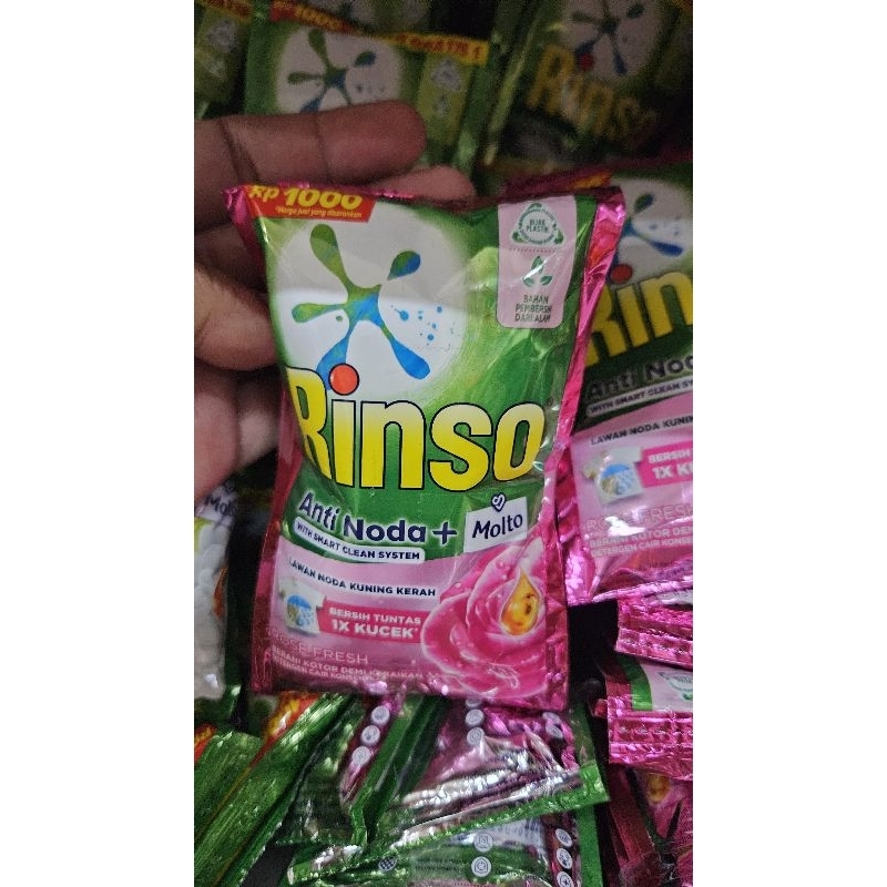 Jual RENTENG 6 SACHET - RINSO LIQUID ANTI NODA + MOLTO / DETERJEN SABUN ...