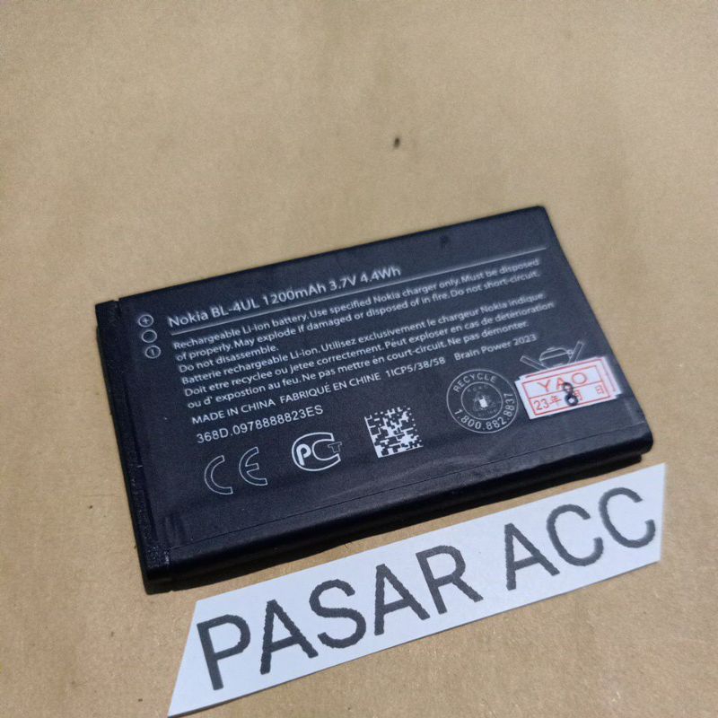 Jual Baterai Nokia ASHA N225 BL-4UL RM1011 Original Battrey HP | Shopee Indonesia
