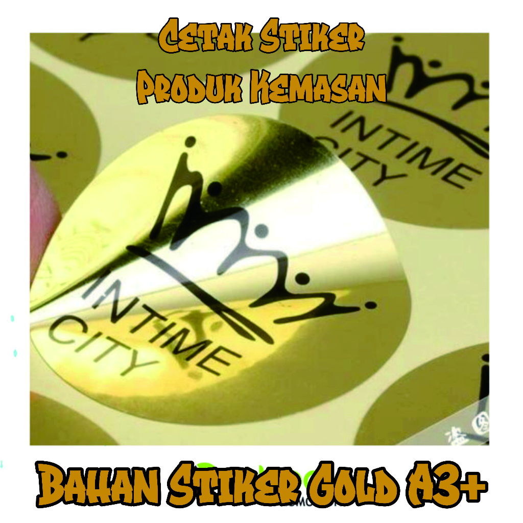 Jual CETAK STIKER GOLD EMAS A3+ / PRINT LABEL KEMASAN / STICKER EMAS ... Jual CETAK STIKER GOLD EMAS A3+ / PRINT LABEL KEMASAN / STICKER EMAS ...
