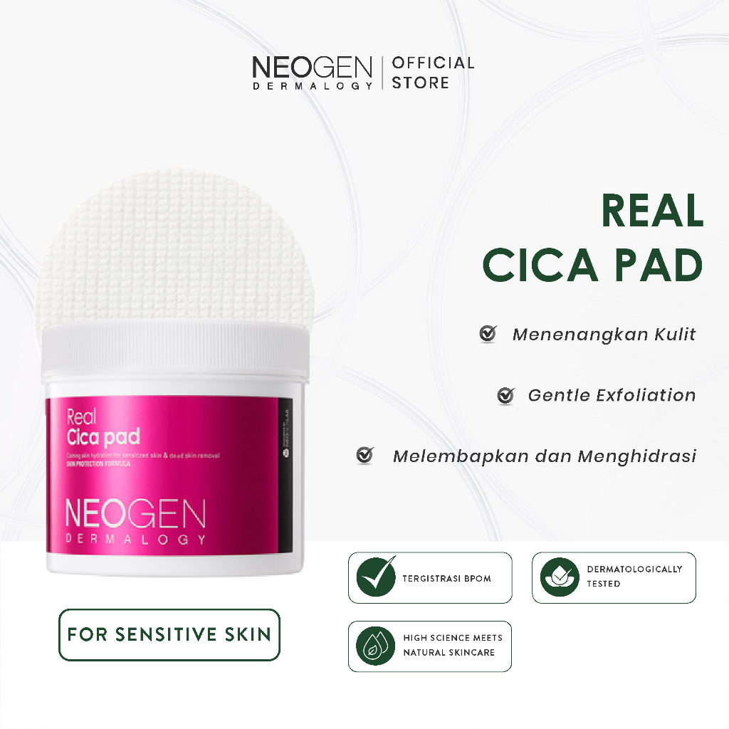 Jual NEOGEN DERMALOGY Real Cica Pad (90 Pads) | Shopee Indonesia