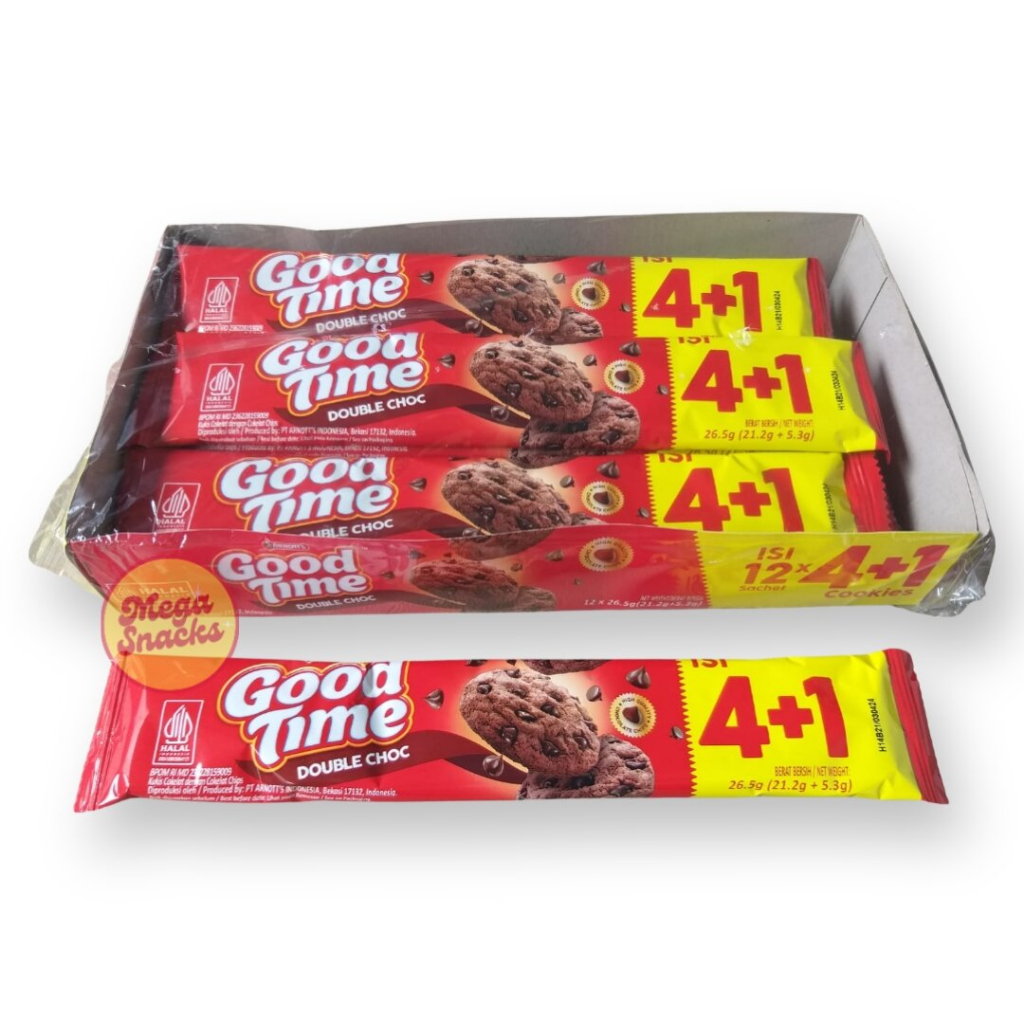 Jual GOOD TIME DOUBLE CHOCO 26.5gx12x8 | Shopee Indonesia
