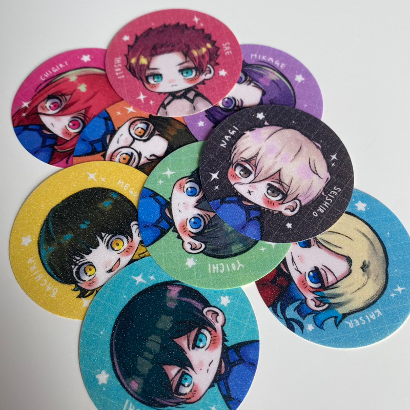 Jual Blue Lock Glitter Sticker Fanart by Voustl | Shopee Indonesia