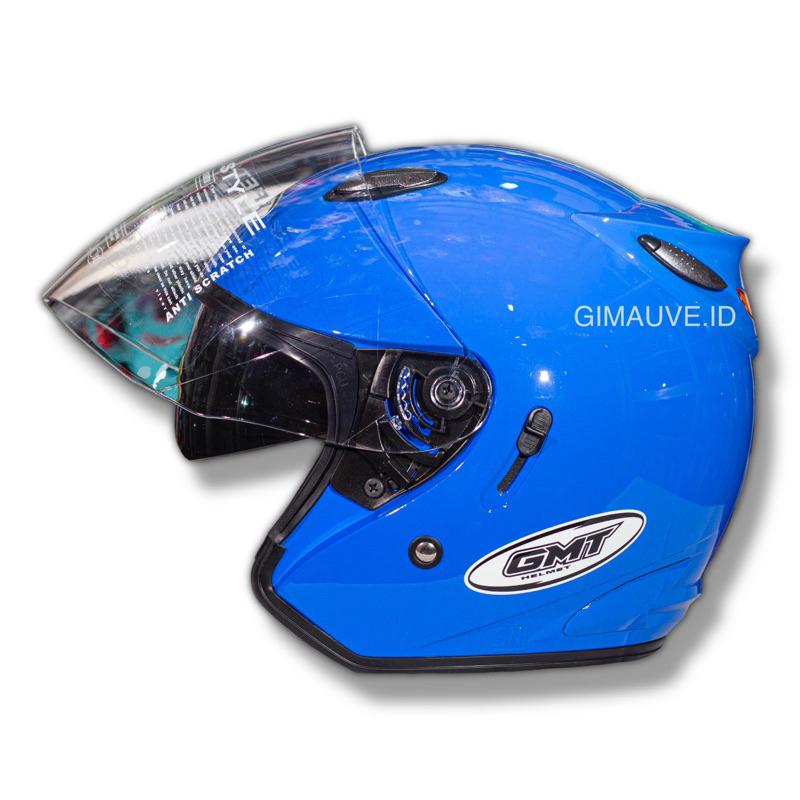 Jual Helm GMT No 1 Helm Half Face GMT Original Double Visor Helm 2 kaca Motor Helem SNI Murah ...