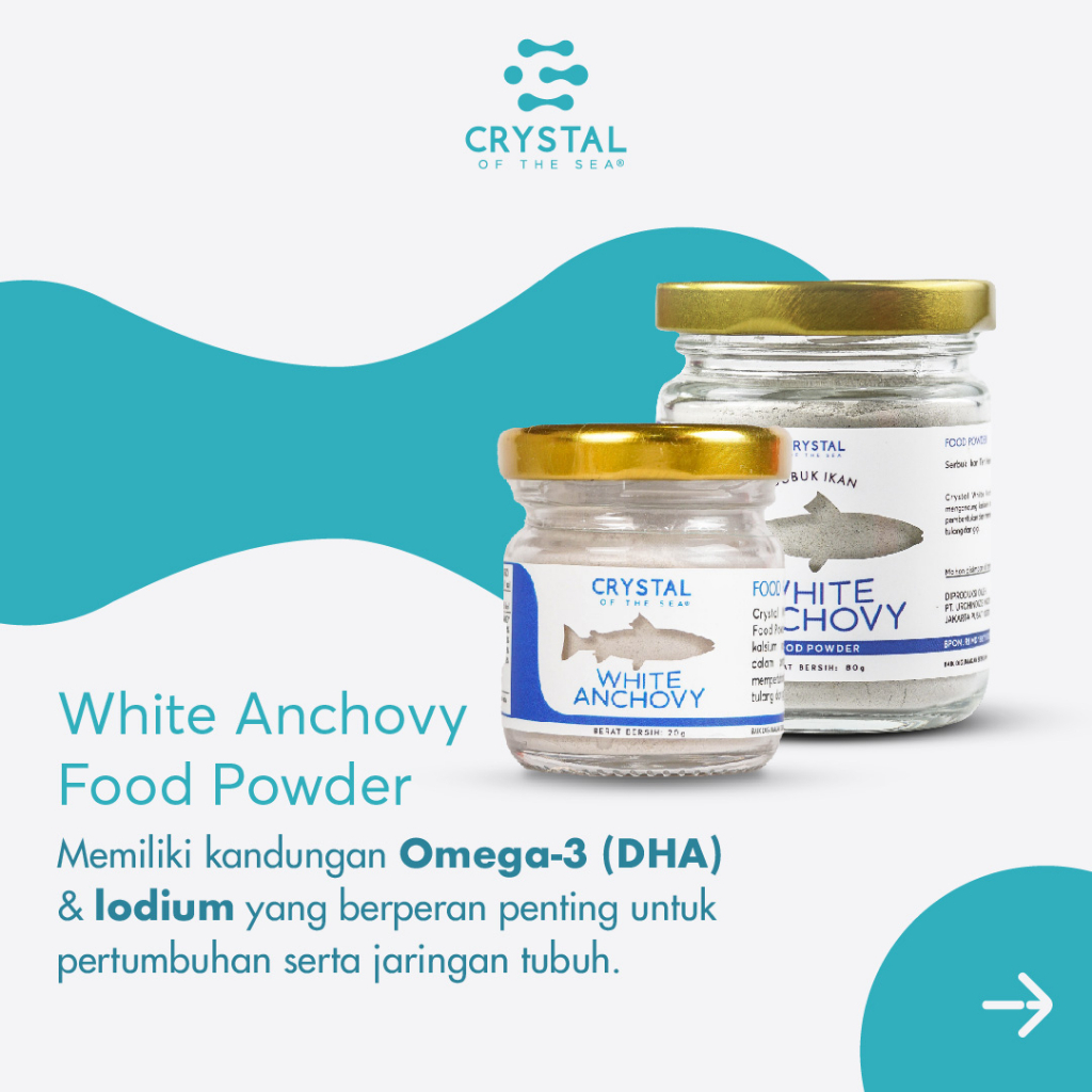Jual Crystal of the Sea | White Anchovy Powder (20gr / 80GR) / Bubuk ...