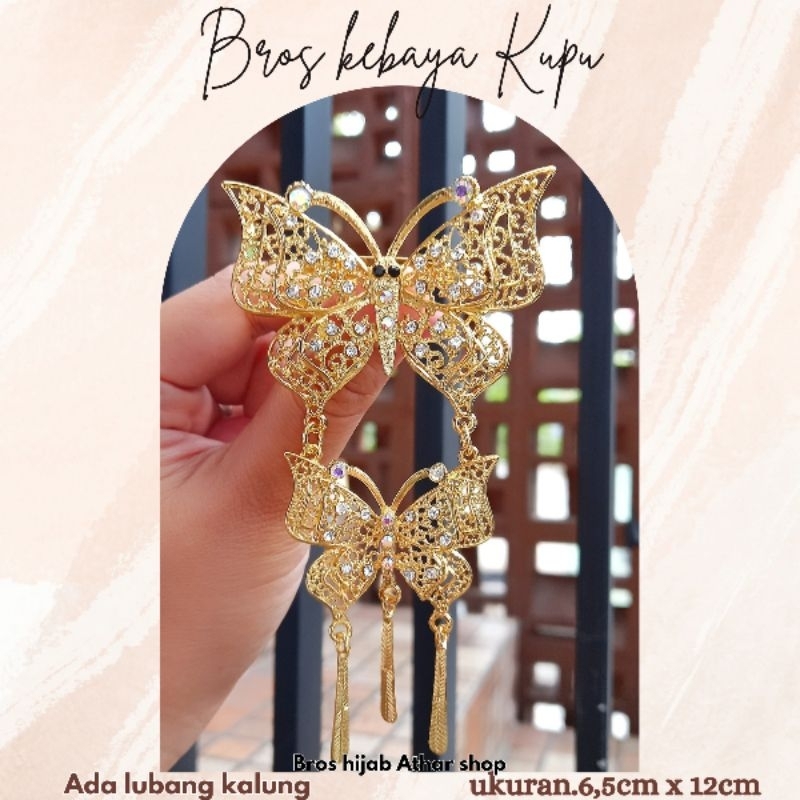 Jual Bros Kebaya Gold Emas Kutubaru 2 Dan 3 Susun Bross Pengantin ...