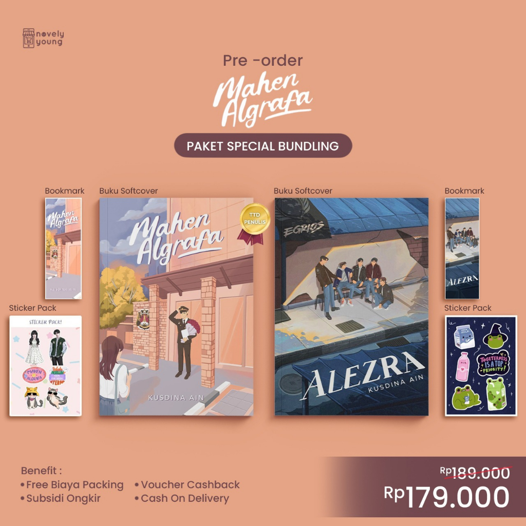 Jual Novel Mahen Algrafa - Kusdina Ain - Rain Books - Gratis Biaya ...