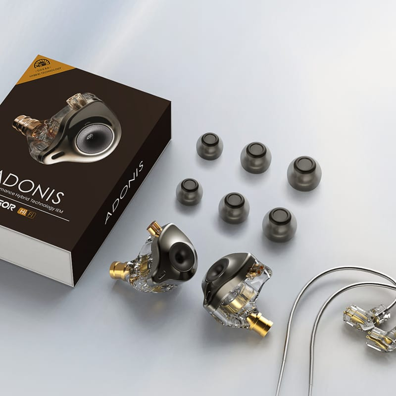 Jual SGOR ADONIS Hybrid Dual Driver In Ear Earphone with MIC | Shopee ...