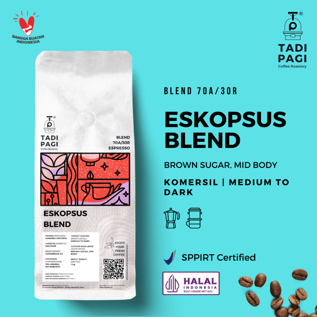Jual Tadi Pagi Coffee Roastery Es Kopi Susu 1kg (House Blend) | Shopee ...