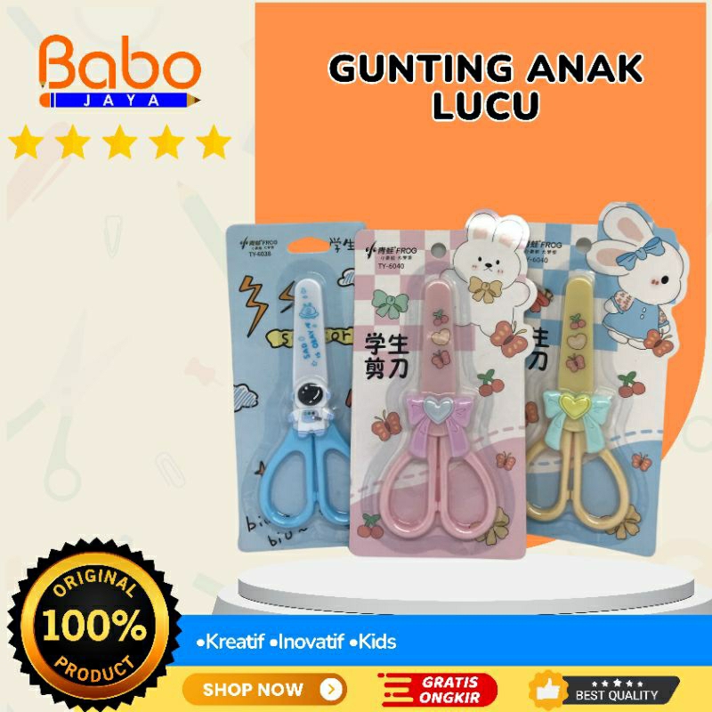 Jual BABO JAYA Gunting Kertas / Pemotong Kertas Yang Mempunyai Ujung ...