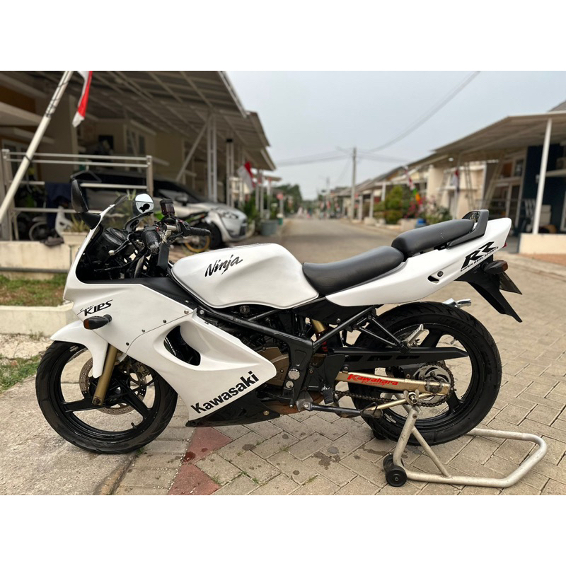 Jual kawasaki ninja rr old putih albino tahun 2008 mantap | Shopee ...
