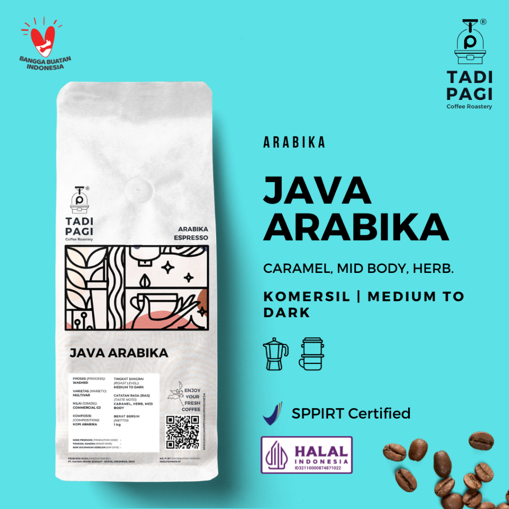 Jual Tadi Pagi Coffee Roastery Java Arabika Blend 100gr Small Pack | Shopee Indonesia