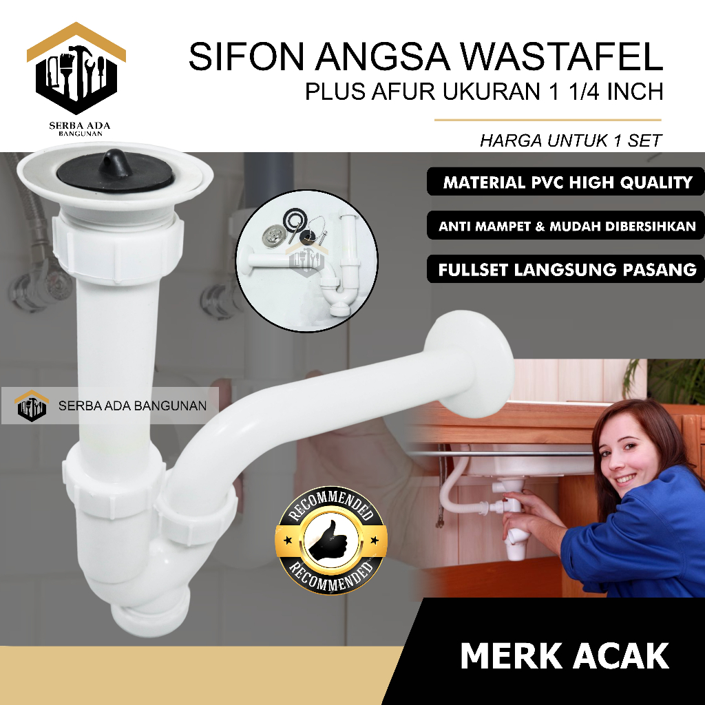 Jual Sifon Angsa Soligen Afur Wastafel Selang Pembuangan Fleksibel Air ...