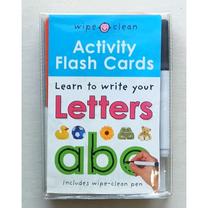 Jual Priddy Activity Flash Cards (26 double-sided wipe clean flash ...