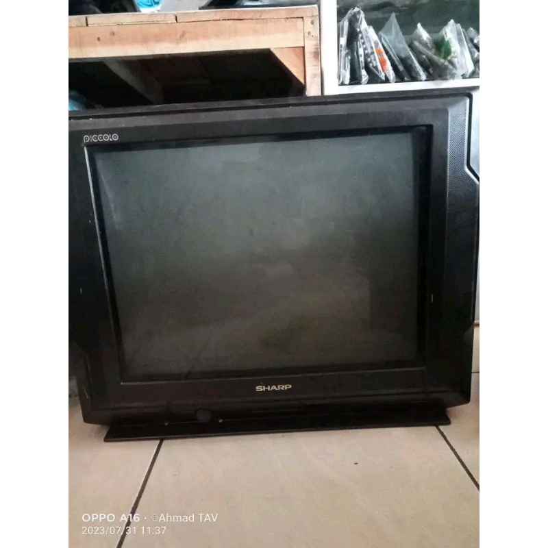 Jual tv crt sharp piccolo 21in | Shopee Indonesia