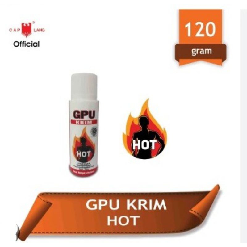 Jual GPU krim hot 120 gr | Shopee Indonesia