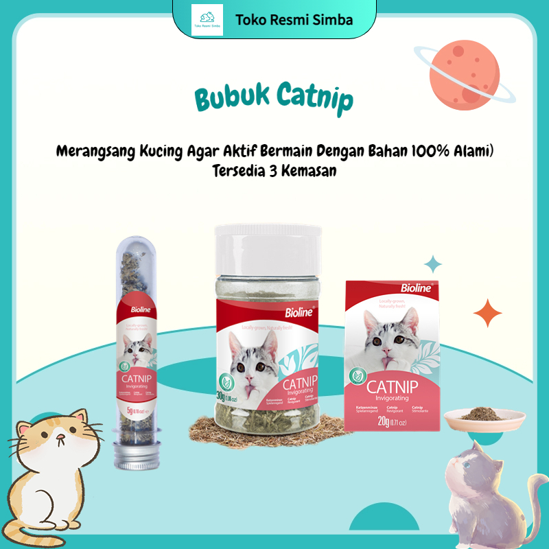 Jual Bioline Catnip Leaf Plant catnip cat daun catnip snack kucing mint ...