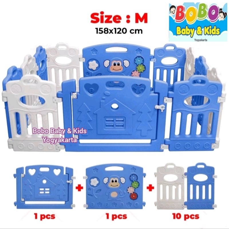 Jual Pagar Mandi Bola Baby Fence Pagar Mainan Anak Moon Pagar Anak ...