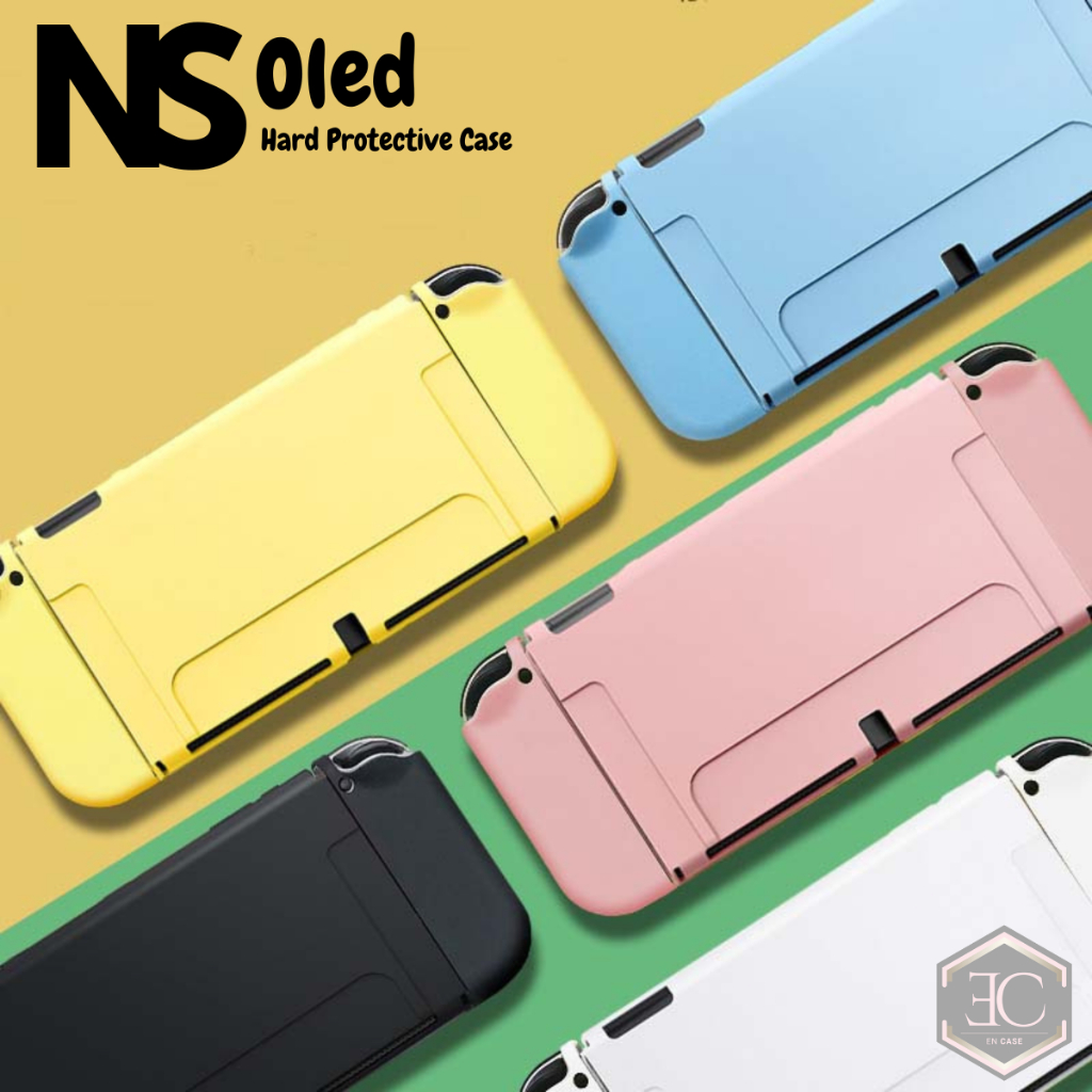 Jual Case Nintendo Switch Oled Plain Color Hard Protective Cover ...