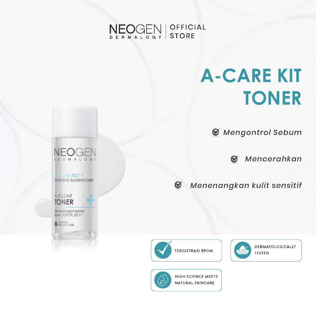 Jual NEOGEN DERMALOGY A-Clear Toner 20ml | Shopee Indonesia