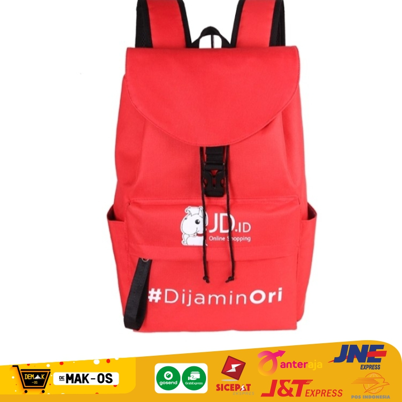 Jual Tas Ransel ORGINAL JDID Joy Backpack (RED) | Shopee Indonesia