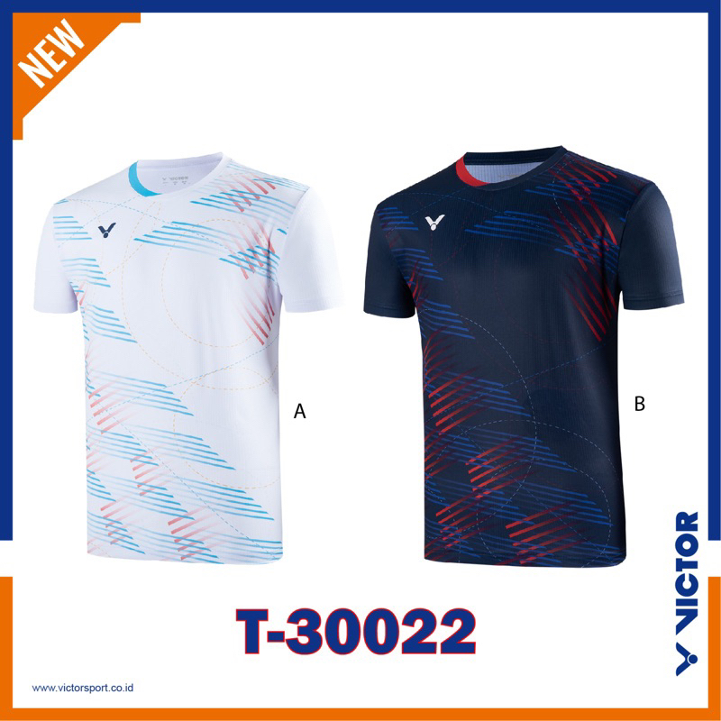 Jual BAJU BADMINTON VICTOR T30022 / VICTOR GAME SERIES T 30022 | Shopee ...