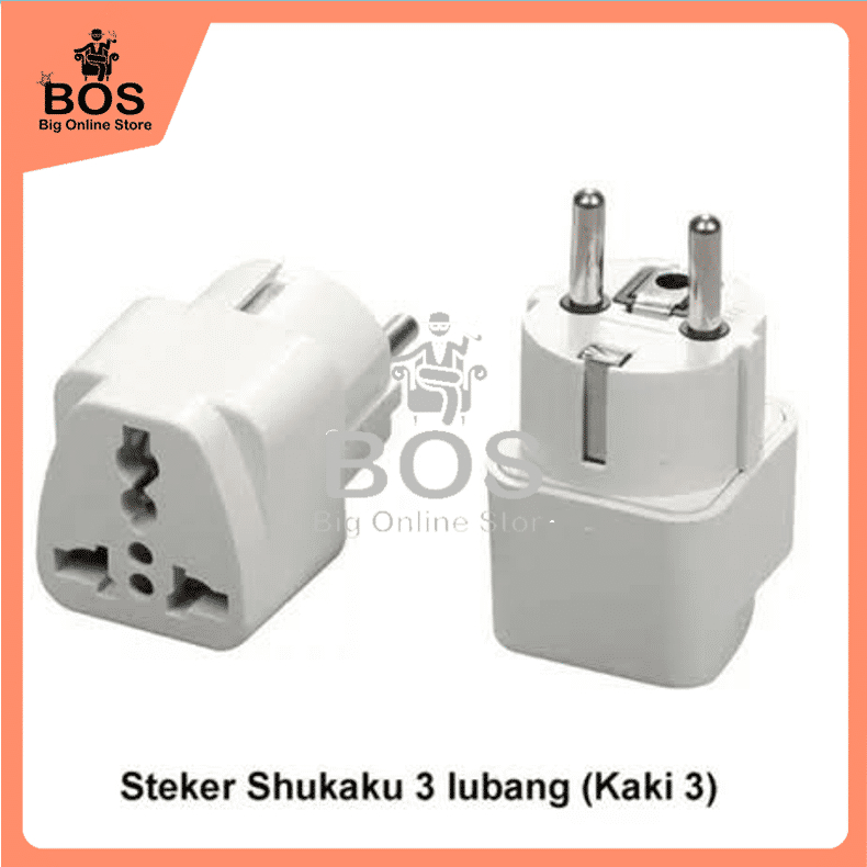 Jual BOS - Stecker Oversteker Colokan Kaki 3 Over Steker Universal ...