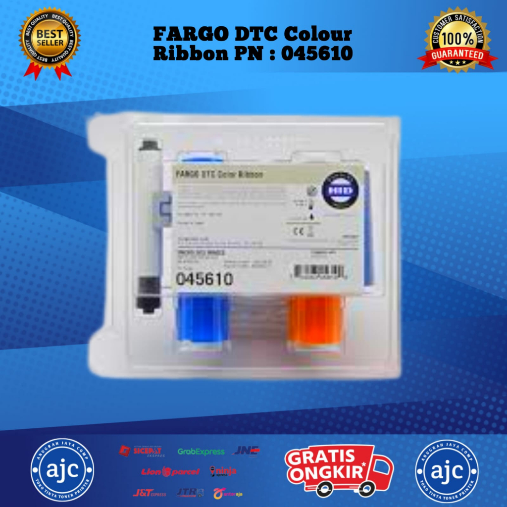 Jual RIBBON WARNA COLOR FARGO DTC 1500 | PN : 045610 YMCKO ( 045610 ...