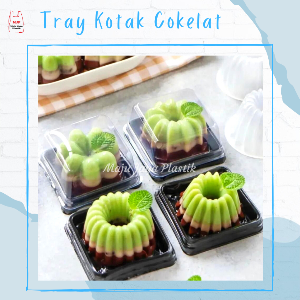 Jual Tray Mika Puding Mooncake / Case Kue Bulan Gold Pink Ivory | Box Mika Mini Puding Mochi ...